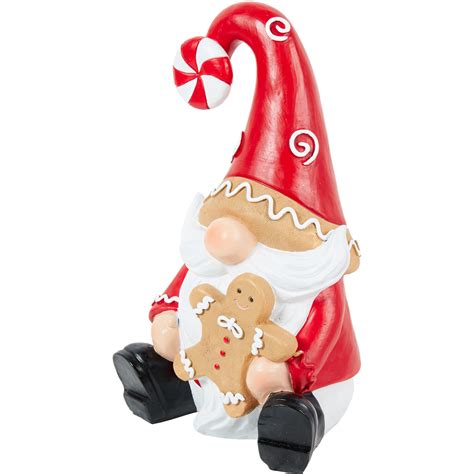 Candy Cane Sitting Gonk Ornament