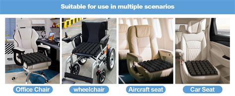 Uslikediy Travel Seat Cushion For Airplane Inflatable 3d