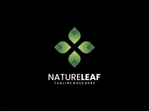 Nature Leaf Gradient Logo Graphic By Artnivorastd · Creative Fabrica