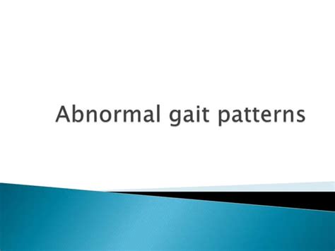 Pathological Gait Pptx