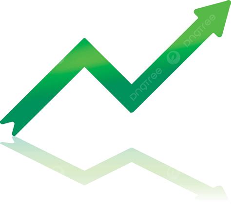 Gradient Green Growth Arrow Value Form Valued Vector Value Form