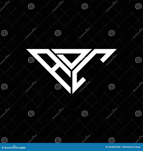 Adc Letter Logo Creative Design With Vector Graphic Stock Vector Illustration Of Minimalist