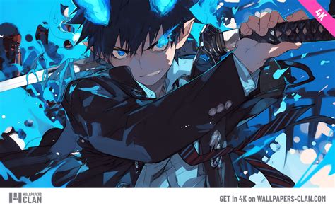 Blue Exorcist Rin Okumura Desktop Wallpaper Download In 4k