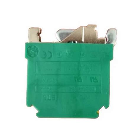 Elmex Earth Tb Earthing Terminal Block 75 Degree C Yellow At ₹ 53