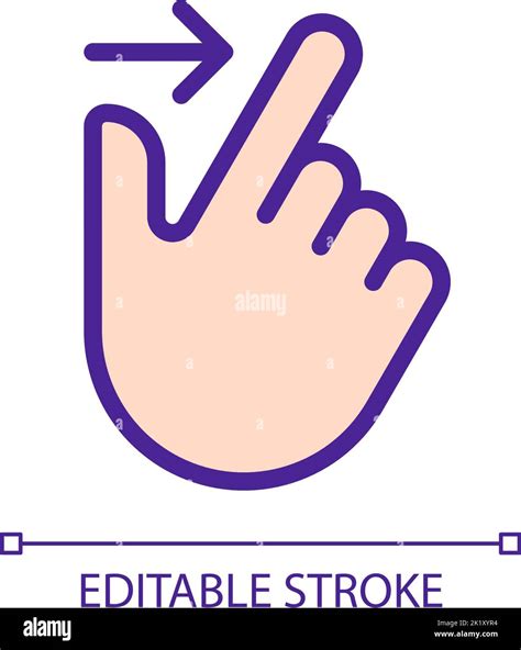 Swipe Menu Stock Vector Images Alamy