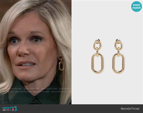 Wornontv Avas Green Tie Neck Blouse On General Hospital Maura West