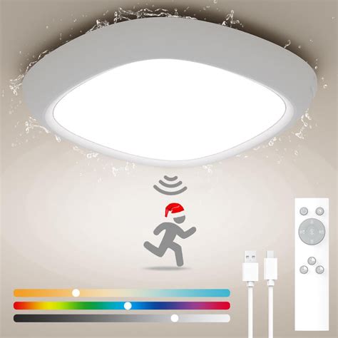 Rechargeable Battery Ceiling Light Wireless Waterproof Shower Lights