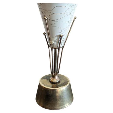 Mid Century Atomic Brass Table Lamp For Sale At 1stdibs
