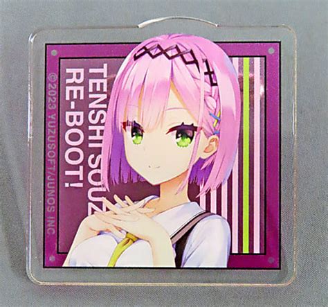 駿河屋 谷風天音 クリップ付きアクリルバッジ 「天使騒々 Re Boot」 C102グッズ購入特典（バッジ・ピンズ）