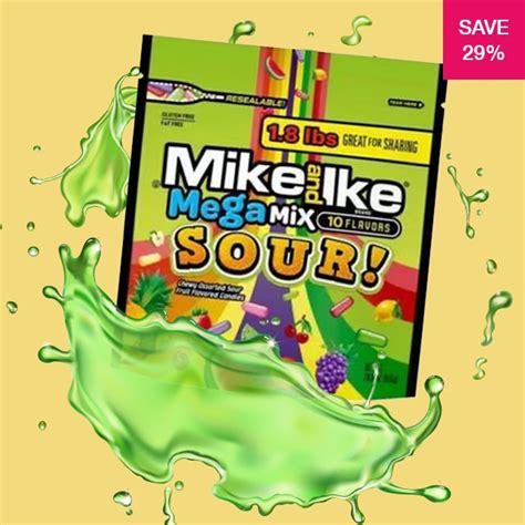 29 Off On Mike And Ike 816g Mega Sharing Bag Onedayonly