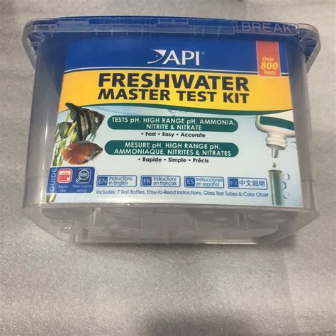 Api Freshwater Master Test Kit Ph High Range Ph Ammonia Nitrite