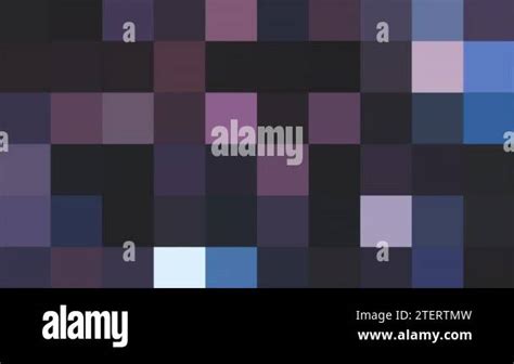 Pixelated Blinking Background Seamless Loop Motion Screen Of Many Squares Blinking And