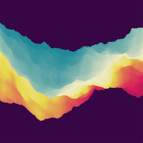 3d Abstract Background Dynamic Effect Futuristic Technology Style Stock Vector Illustration