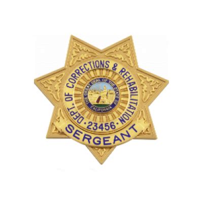 Calif Dept Of Corrections And Rehabilitation Badge And Wallet