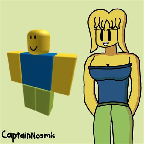 Humanized Roblox Noob By Nosmic On Deviantart