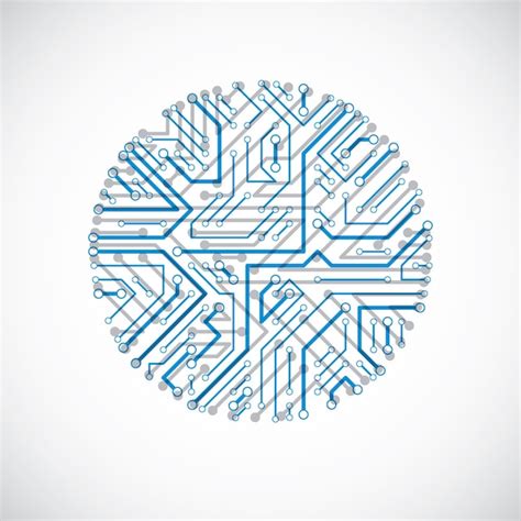 Premium Vector Technology Communication Cybernetic Element Vector