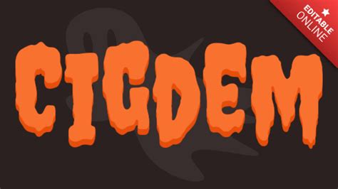 Cigdem Halloween Font Text Effect Generator Cigdem Halloween Font Text Effect Generator