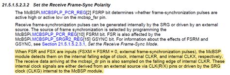 dm3730 mcbsp receive clock gating processors forum processors ti