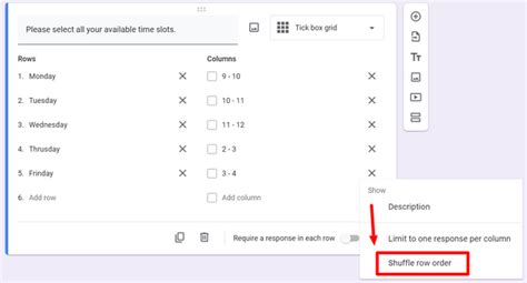 How To Use Checkbox Grid In Google Forms