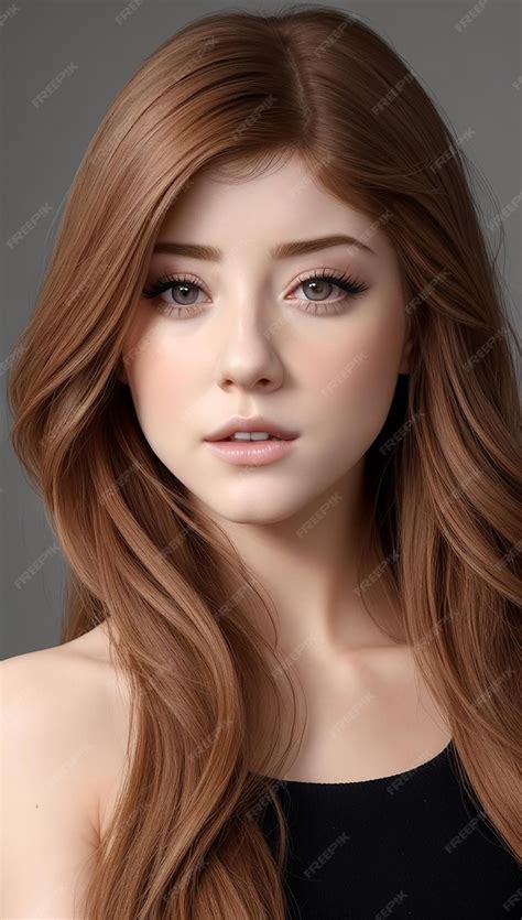 Premium Ai Image A Cute Beautiful Woman Face Photo Ai Generated