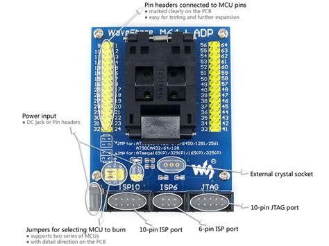 yamaichi ic test and burn in socket avr adapters m64 adp