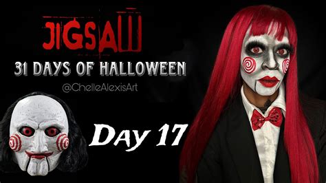 Day 17 31 Days Of Halloween • Billy The Puppet Aka Jigsaw Makeup
