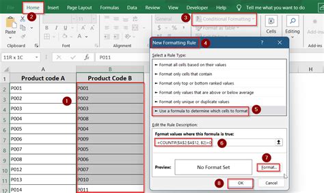 excel conditional formatting to compare two columns excel insider