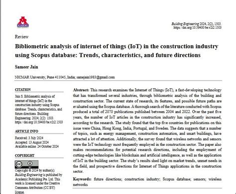 dr sameer jain gold medalist on linkedin iot construction iot