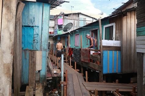 Palafitas Em Manaus Revista Cenarium