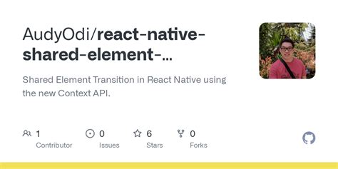 github audyodi react native shared element transition shared element transition in react