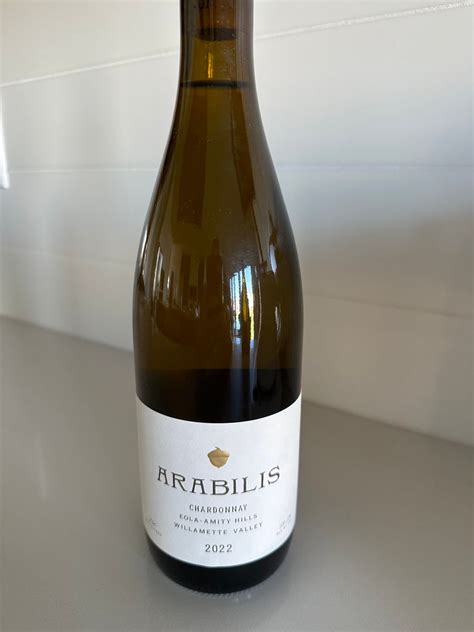 2022 Arabilis Chardonnay Reserve Usa Oregon Willamette Valley Eola