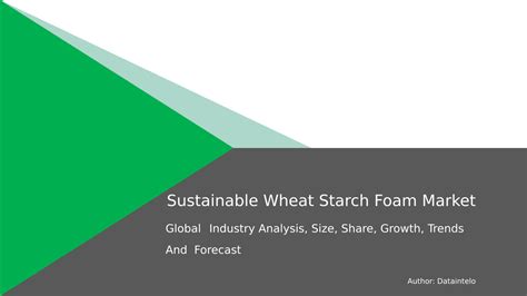 Sustainable Wheat Starch Foam Market Research Report 2033