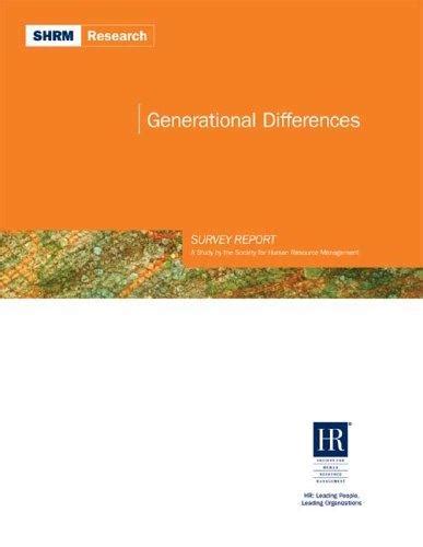 Shrm Generational Differences Survey Report By Society For Human