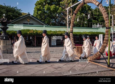 Sanno Oharai And Chinka Sai Purification Ceremony During Sanno Matsuri In Hiejinja Shrine