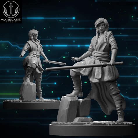 Sw Barash Silvain 3d Print 35mm And 40mm For Board Game Sw Legion And