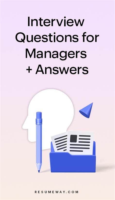 Interview Questions For Managers 24 Examples And Answers Management Interview Questions