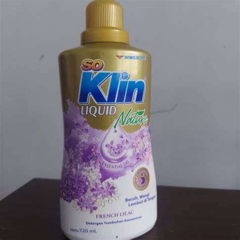 Jual Soklin So Klin Liquid Nature French Lilac Detergen Cair Tumbuhan