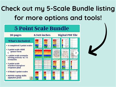 Incredible 5 Point Scale Behavior Scale Feelings Scale 5 Point Scale Template Social