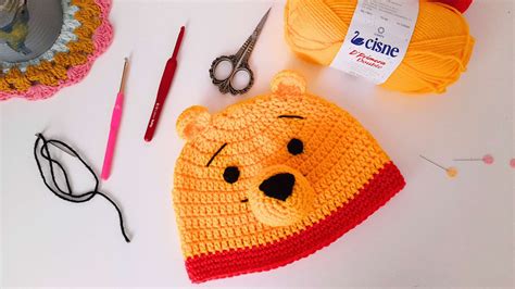 Cómo Tejer Gorro De Winnie Pooh A Crochet Niño Niña 戮 Unisex Paso A Paso En EspaÑol Mi