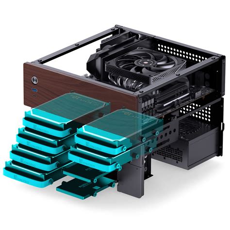 Jonsbo N4 Nas Case Micro Atx Black
