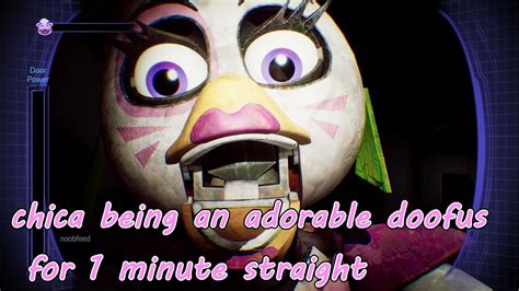 Chica Being An Adorable Doofus For 1 Minute Straight Glamrock Chica