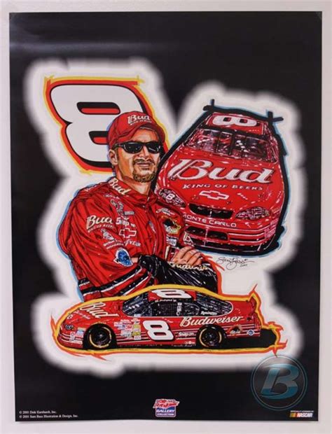 Dale Earnhardt Jr Dej Gallery Collection 18 X 24 Original 2001 Sam