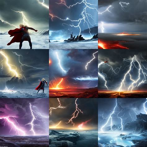 Thor Lightning Background