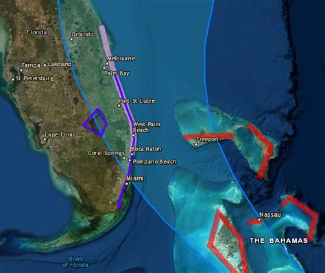Hurricane Isaias Radar Satellite Images Show Size Projected Path Of
