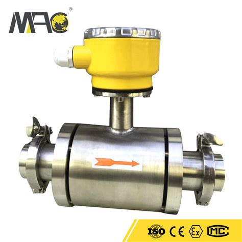 Macsensor Customized Cement Flow Meter Cheap Flow Meter Tri Clamp Magnetic Flow Meter China