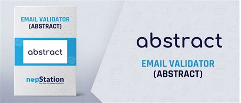 Abstract Email Validator By Nopstation Nopcommerce