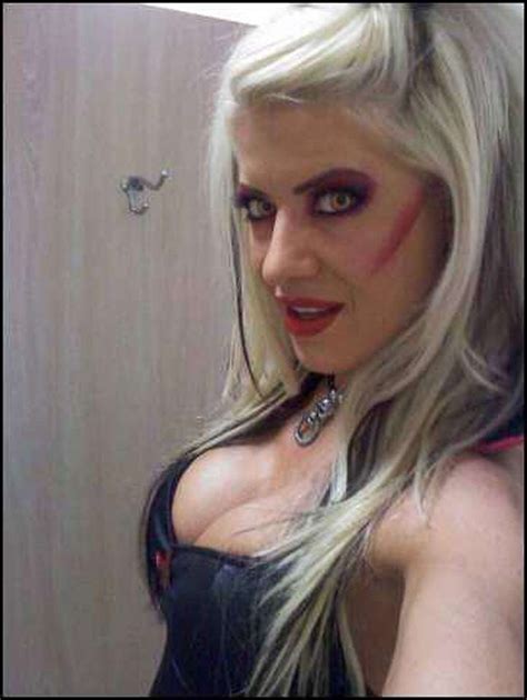 Angel Williams Posing Topless And In Bra And Fishnet Stockings Porn