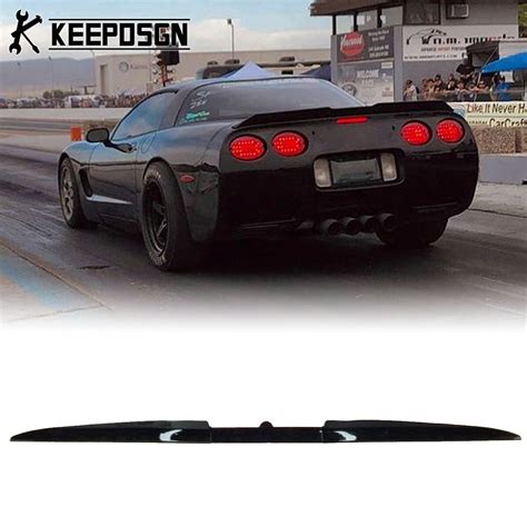 For Chevy Corvette C5 Gloss Rear Spoiler Lip Trunk Tail Wing Ducktail