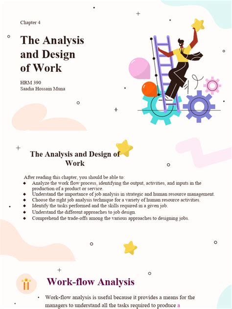Work Analysis And Job Design Strategies Pdf Job Satisfaction Workflow