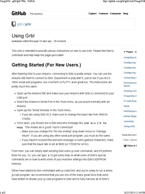 Using Grbl Grbl Wiki Github Pdf Cross Platform Graphical User